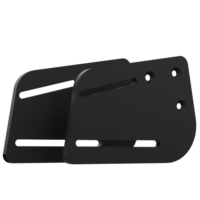 Side Wheel Mount Brackets Black (set of 2)